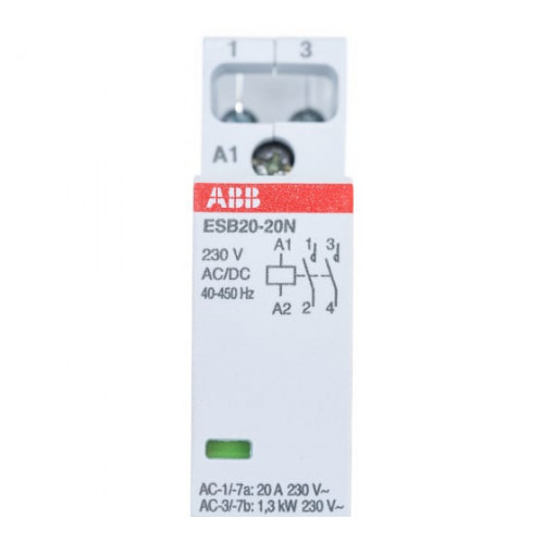 Модульный контактор ABB ESB-20-20N-06 20А
